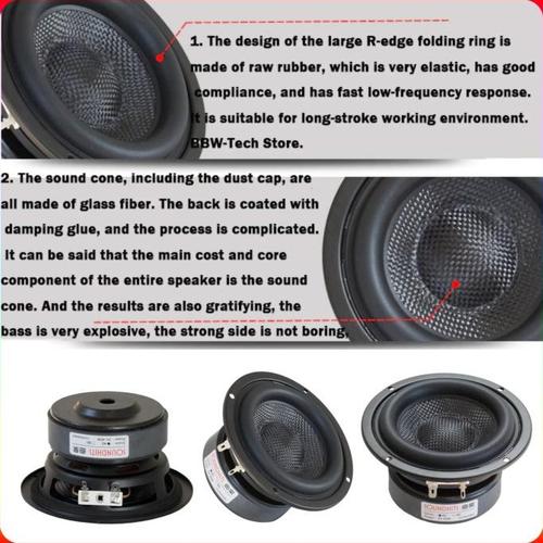 Jual SPEAKER SUBWOOFER 5.25 INCH WOOFER HIFI SPEAKER HIGH QUALITY ...
