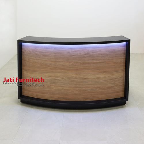 Jual meja receptionist desk - meja kasir lengkung - jaf interior - Kab ...