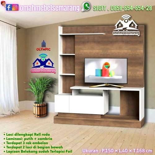 Jual Lemari Hias meja rak tv OLYMPIC ALFA wall unit buffet penyekat ruang - Kota Semarang ...