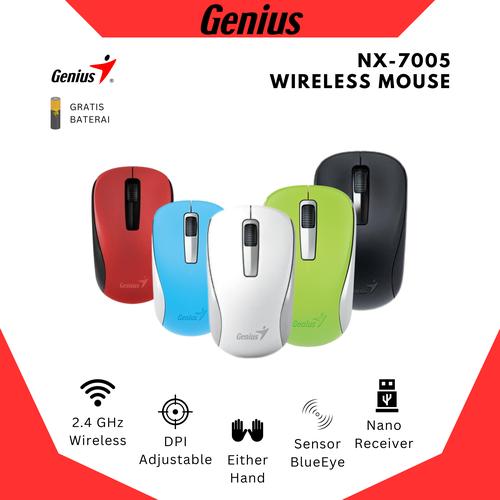 Jual Mouse Genius Wireless NX 7005 - Passion Red - Kab. Sleman - GENIUS ...