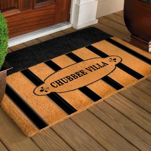 Jual Custom Keset Sabut 150x50x5 Tulisan dan Logo By Request - Keset ...