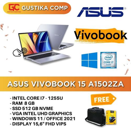 Jual ASUS VIVOBOOK 15 A1502ZA INTEL CORE I7-1255U 8GB 512GB 15.6" FHD VIPS - Kota Surabaya ...