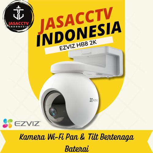 Jual EZVIZ HB8 4MP 2K+ Pan & Tilt IP Camera CCTV Outdoor Wifi Battery ...