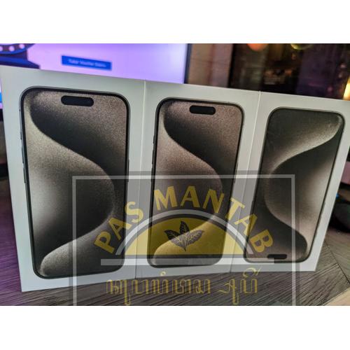 Promo iPhone 15 Pro 128 GB - Garansi Resmi iBox (READY STOK) - Natural ...