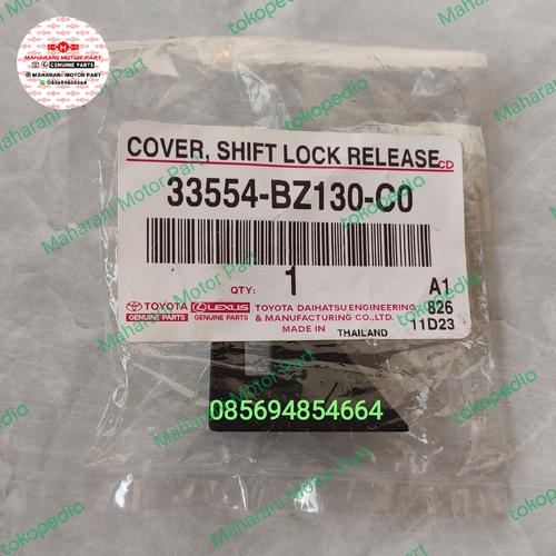 Jual COVER SHIFT LOCK TRANSMISI TOYOTA VIOS GEN 5 2023 ORI 33554-BZ130 ...