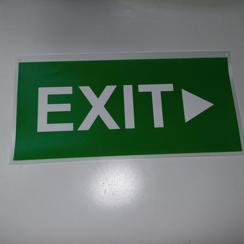 Jual STIKER LEGEND STICKER LAMPU EXIT , tulisan exit + arah kanan - Kab ...