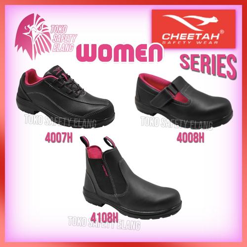 Jual Sepatu safety cheetah Women 4007H 4008H 4018H Original - 4007H, 38 ...
