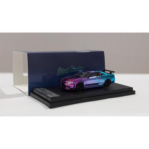 Jual 1/64 STANCE HUNTERS NISSAN SKYLINE R34 CHROME - Jakarta Timur ...