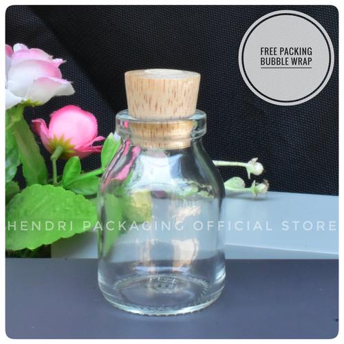 Jual Botol Kaca 50ml Tutup Kayu Gabus Craft - Kab. Bogor ...