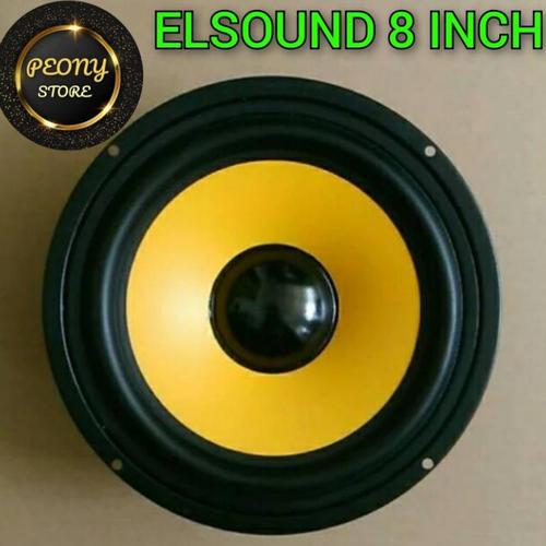 Jual SPEAKER ELSOUND 8 INCH MAGNET BESAR YELLOW 8INCH MB KUNING 150 ...