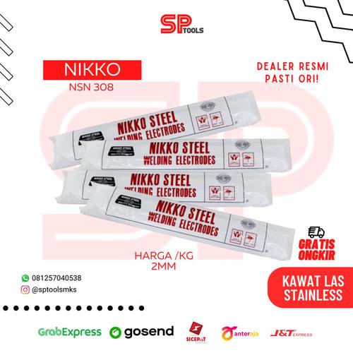 Jual KAWAT LAS STAINLESS NIKKO STEEL NSN308 NSN 308 2MM 2.0MM (1KG) - Kota Makassar - SPTools ...