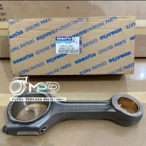 Jual 6754-32-3240 Connecting Rod Stang Piston Kobelco PC300-8MO Genuine ...