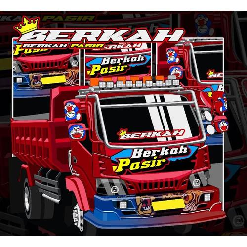 Jual Stiker Bus&Truck Mania Truck Oleng Berkah Laser Sticker - Jakarta ...