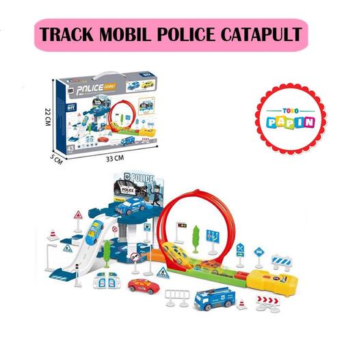 Promo Mainan Anak Laki Laki Track Mobil Diecast Seluncuran Polisi ...