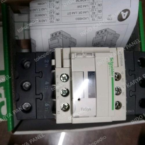 Jual CONTAKTOR LC1D50A TESYS,220VAV 3P 80A SCHENEDER ORIJINAL - Jakarta ...