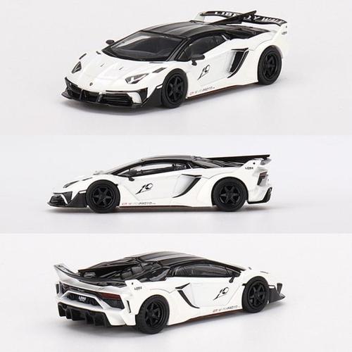 Jual MINI GT 467 LB SILHOUETTE WORKS LAMBORGHINI AVENTADOR GT EVO WHITE ...