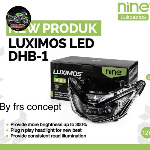 Jual Lampu depan beat 2023 daymaker luminos reflektor fullset new biled ...