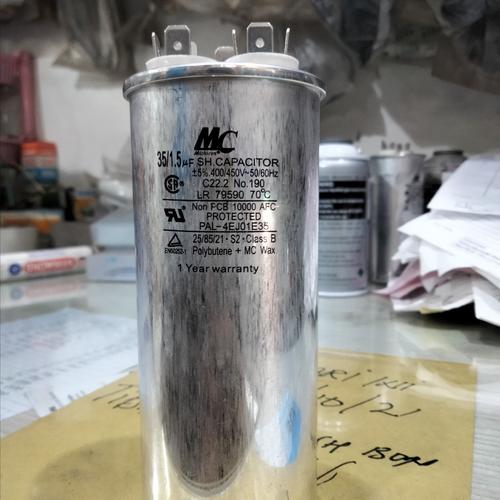 Jual CAPASITOR / KAPASITOR AC 3 Kaki 35/1.5uf/Mikro Merk MC Original ...
