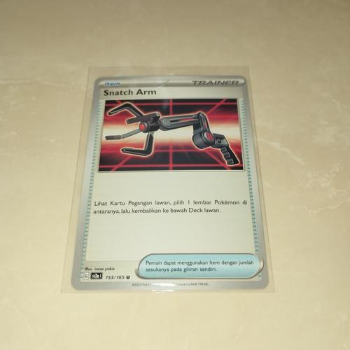 Jual Snatch Arm U - Pokemon TCG Indonesia SV2a 153/165 - Jakarta Barat ...