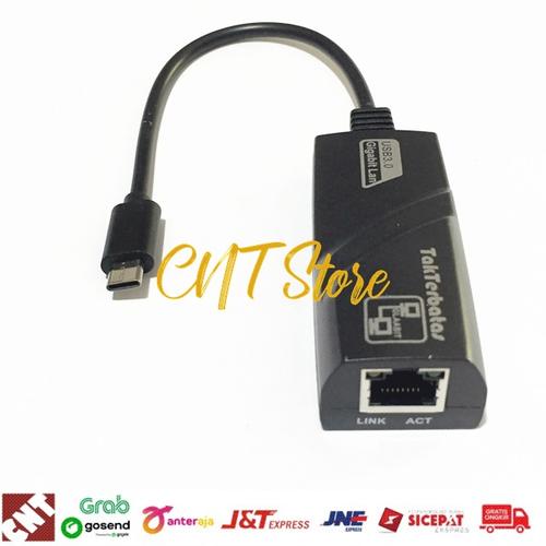 Jual Type C LAN Gigabit | Type C to LAN | Type C to RJ45 | Type C to ...