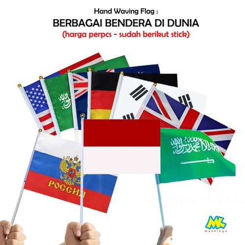 Jual bendera kecil /bendera negara piala dunia - Negara.lainya - Kab ...