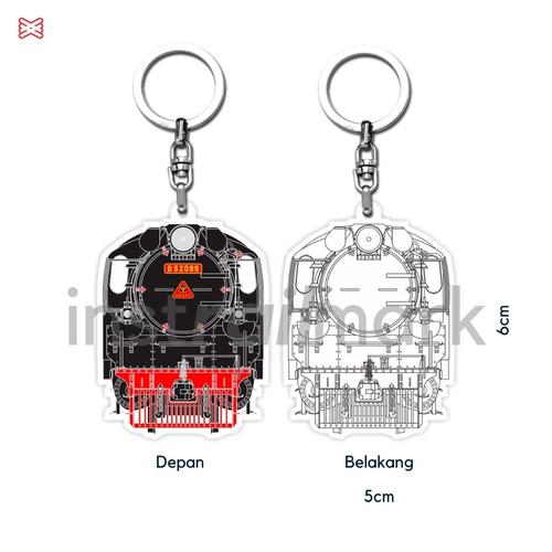 Jual Lokomotif Uap D52 | Gantungan Kunci Keychain Kereta Api - Kab ...