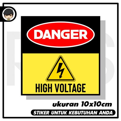 Jual stiker rambu panel listrik tegangan tinggi sticker - Kota Surabaya ...