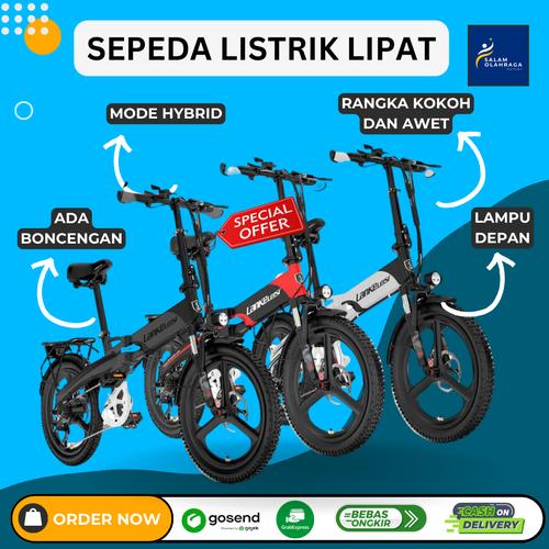 Jual Sepeda Listrik Lipat Folding Bike Luxury Edition Lankeleisi G660 ...