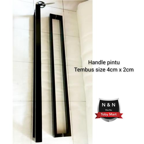 Jual " BAUT TEMBUS " Gagang pintu rumah Handle pintu aluminium tembus ...