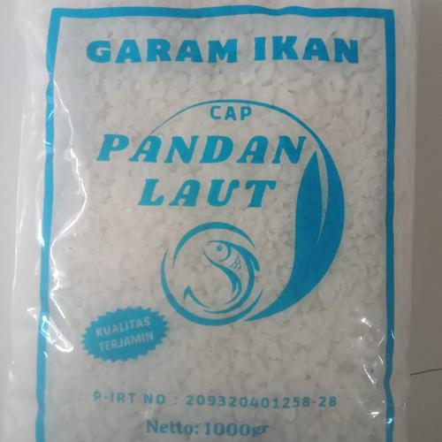 Jual garam ikan kemasan cap pandan laut 1kg | garam pencegah penyakit ...