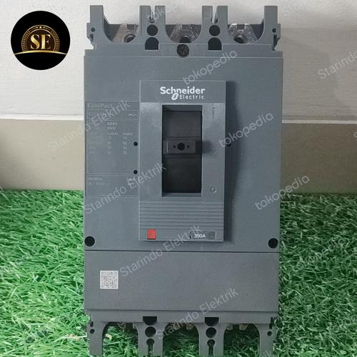 Jual SCHNEIDER MCCB 50KA EZC400H 3P 350A EZC400H3350 3pole 3phase ...