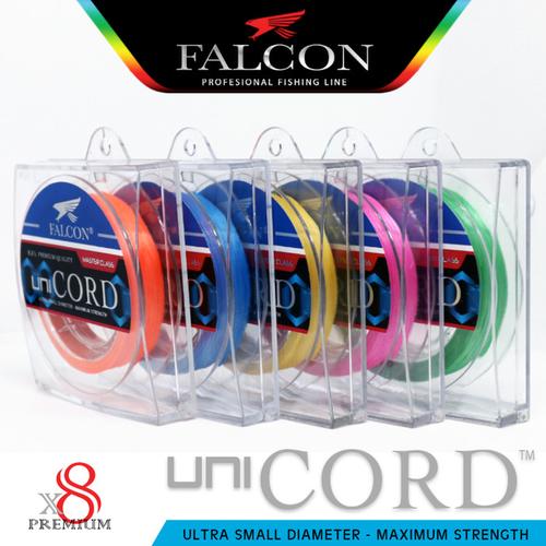 Jual Senar PE X8 Falcon Uni Cord 300M MICRO PE Fluo size Pe 8.0 Pe 10 ...