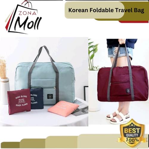 Jual Korean Foldable Travel Bag Hand Carry Tas Lipat Koper Bagasi ...