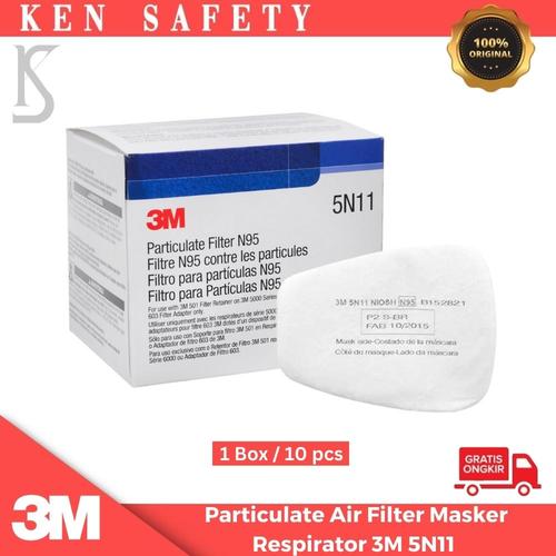 Jual Busa 3M 5N11 N95 Niosh Filter Masker Respirator Particulate 1Box ...