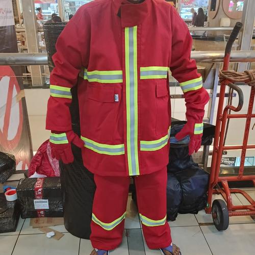 Jual Baju Pemadam Kebakaran Damkar Fireman Suit Tahan Api Tebal ...