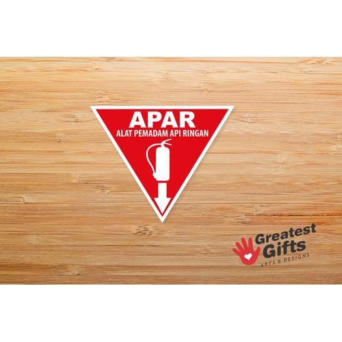Jual Sticker APAR Stiker Sign Rambu K3 Tanda Segitiga - Kota Semarang ...