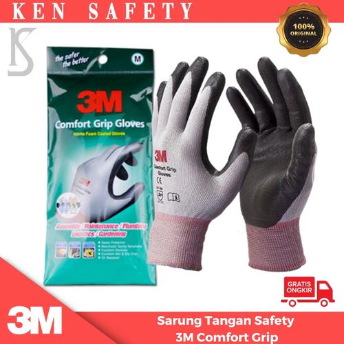 Jual Sarung Tangan Safety 3M Comfort Grip Gloves Kerja Multifungsi Original - M - Jakarta Utara ...