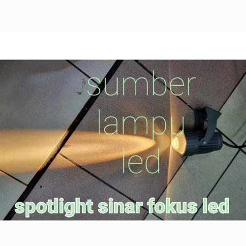 Jual spotlight dinding gedung led 12w 12watt / sorot tiang tugu 12watt ...