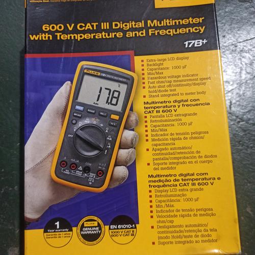 Jual FLUKE Multimeter Digital 17B+ 15B+ Original 600V CAT III dengan ...
