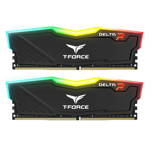 Jual Team Delta Black DDR4 RGB PC25600 3200Mhz Dual Channel 32GB ...