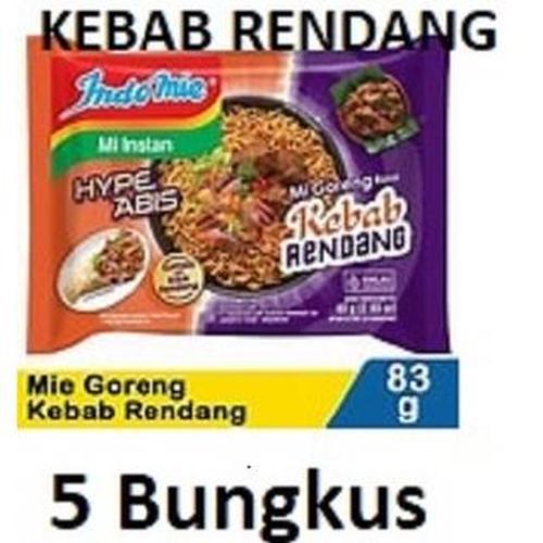 Jual Indomie Goreng Rasa Kebab Rendang 5 Bungkus - Jakarta Barat ...