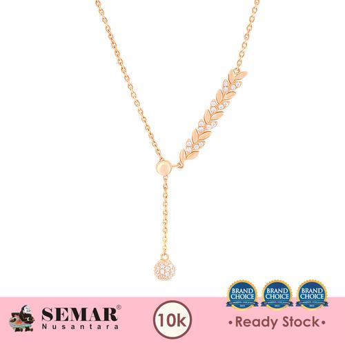 Promo Kalung Emas Adjustable Sonya Leaf Gold 10K Semar Nusantara Cicil ...