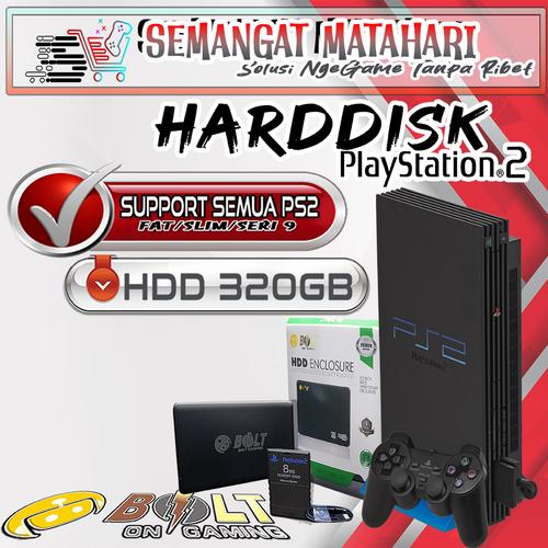 Jual HDD PS2 320GB - HARDISK EKSTERNAL PS2 - Support Semua PS2 Full Game - HDD 320GB - Kab ...