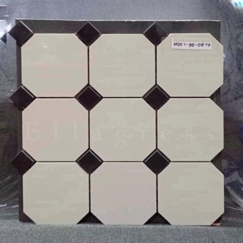 Jual Mosaik Octagon Ellagress Keramik Lantai Dinding Backsplash - Ivory ...