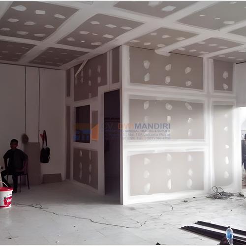 Jual Pasang Plafond Gypsum+Material Sistem Flat dan List Profile L10cm ...