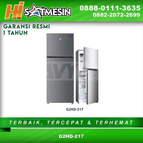 Jual GEA G2HD-217 INOX KULKAS 2 PINTU / HOME REFRIGERATOR NO FROST ...