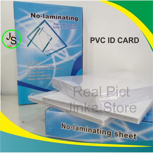 Jual Kertas Pvc Bahan ID Card Instan A4 isi 5 set (50 id Card) - BOX ...