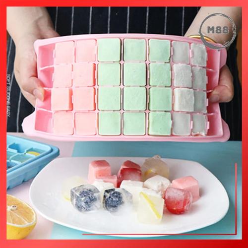 Jual Silikon Tray Cetakan Es Batu Penutup Silicone Ice Tray 24kotak36 ...