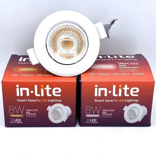 Jual inlite lampu spotlight indc232 8w 3 inch smd - 6500k - Jakarta ...