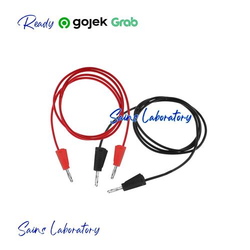Jual Kabel Penghubung Jack Tumpuk Segi DC Kabel Steker Probe Kabel Jumper Hitam / Merah Banana ...